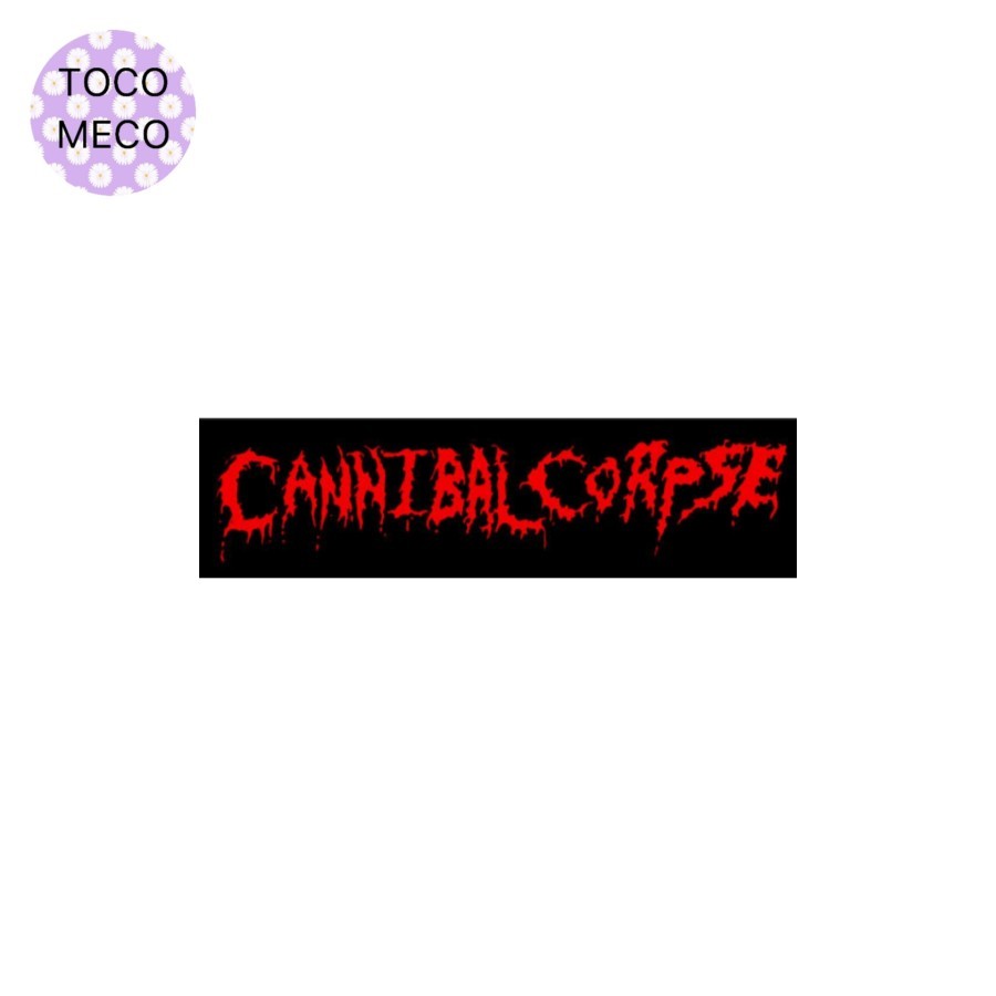 Jual sticker band CANNIBAL CORPSE logo stiker death metal | Shopee ...