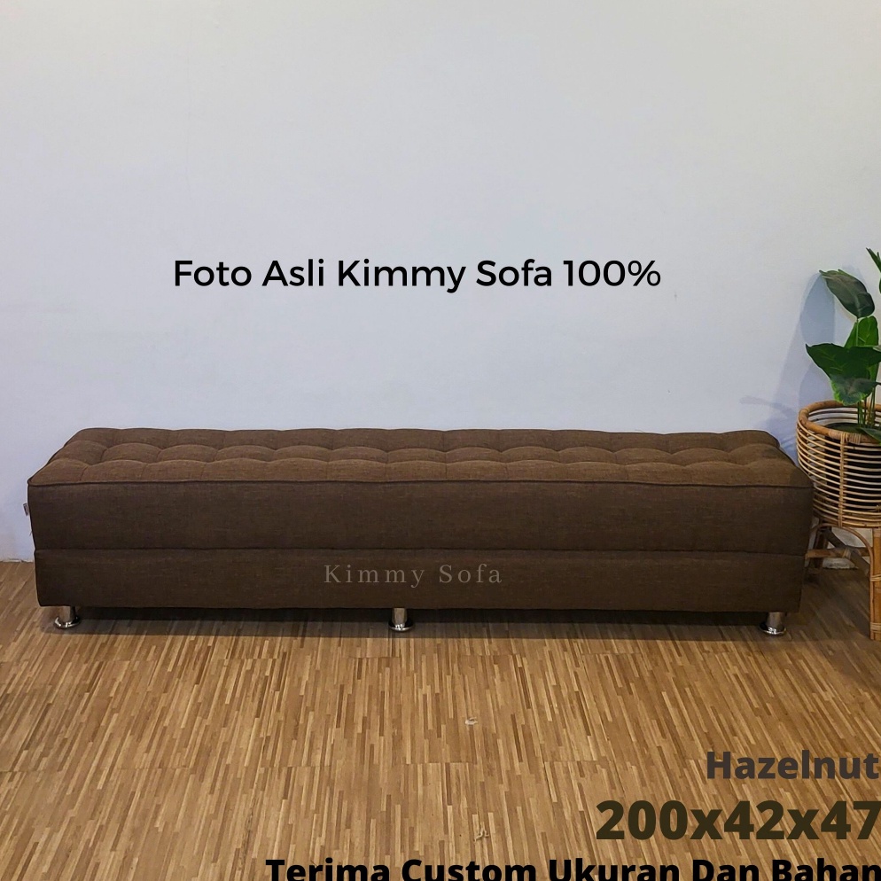Jual Bagus Dipakai Bench Puff Stools Kimmy Sofa Ukuran Custom | Shopee ...