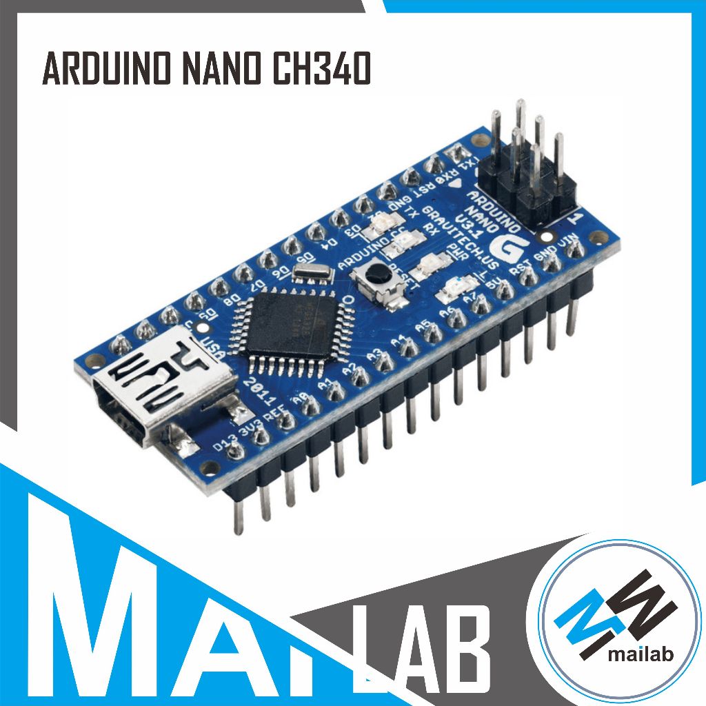 Jual Arduino Nano Atmega168 Controller Usb Driver Ch340 Shopee Indonesia
