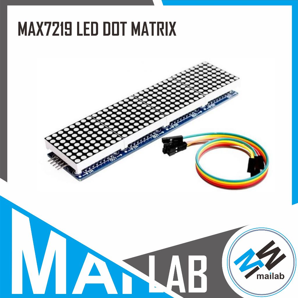 Jual MAX7219 LED DOT MATRIX MODULE 8x8 4-IN-RUNNING TEXT DISPLAY | Shopee Indonesia