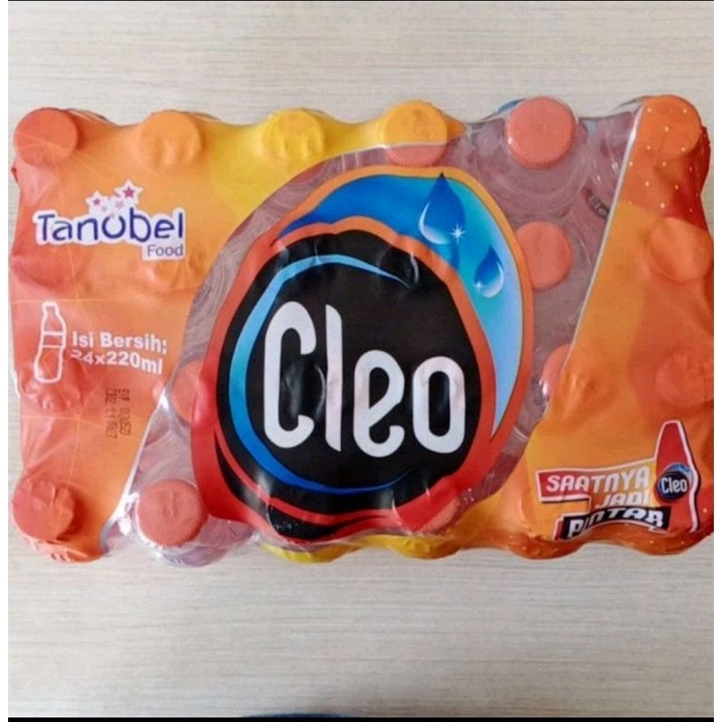Jual AIR MINUM CLEO 220 ML ( ISI 24pcs ) | Shopee Indonesia