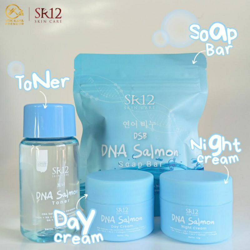 Jual Paket Skincare SR12 DNA Salmon Lengkap | Shopee Indonesia