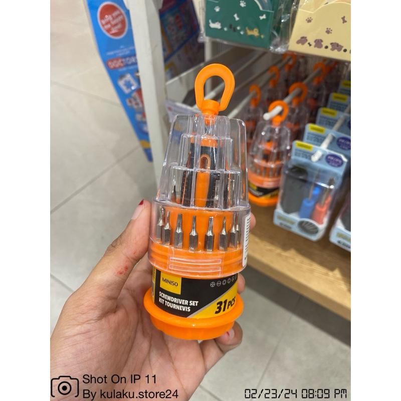 Jual Miniso Screwdriver set 31pcs and simple style mini screwdriver / 1 ...