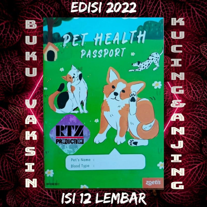 Jual BUKU VAKSIN KUCING & ANJING EDISI 2022 ISI 12 LEMBAR | Shopee ...