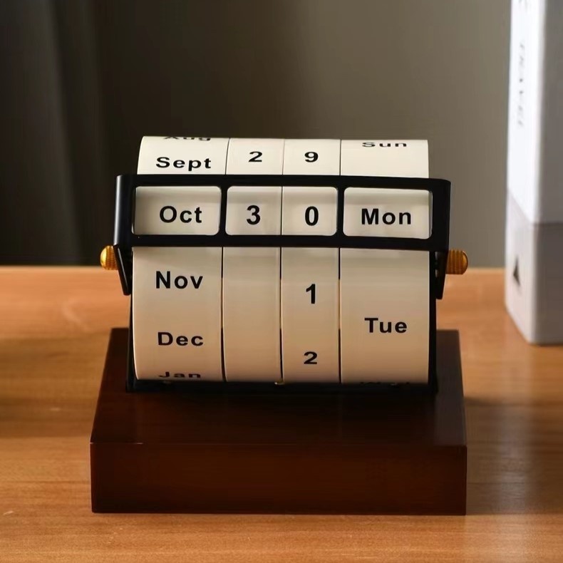 Jual Kalender Roda Berputar Rotatable Wheel Calender Kalender Meja ...