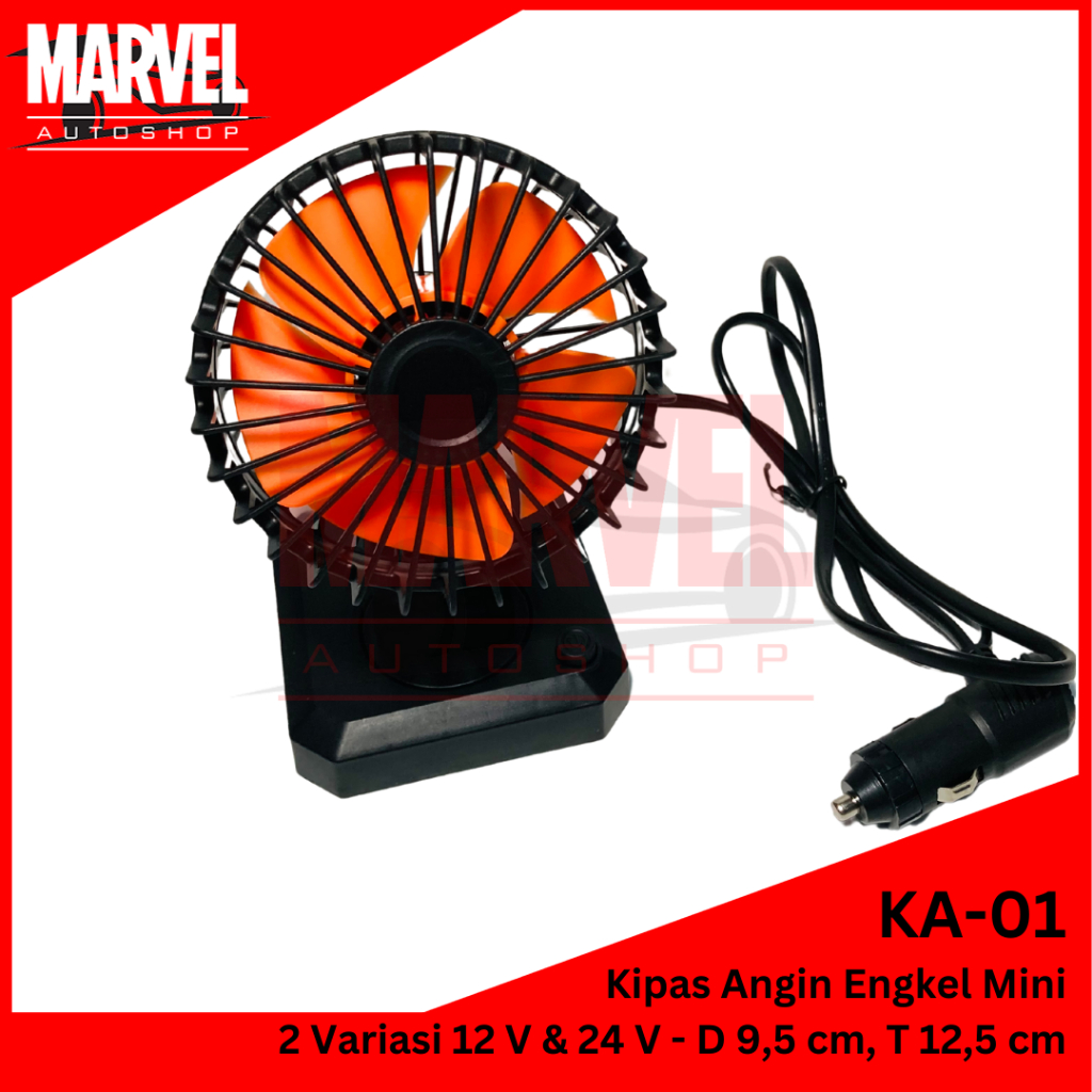 Jual KIPAS ANGIN ENGKEL MINI KIPAS MOBIL FAN VEHICLE 12 VOLT / 24 VOLT-KA01 | Shopee Indonesia