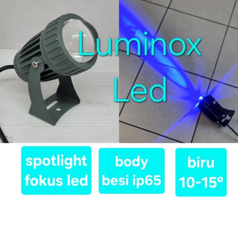 Jual lampu sorot tugu menara fokus 10w 10watt / spotlight dinding gedung led 10 watt 10w outdoor ...