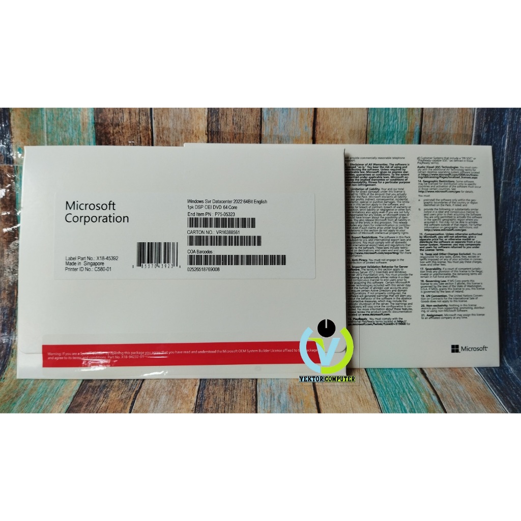 Jual Windows Server 2022 Datacenter 64 Core With COA DVD Original ...