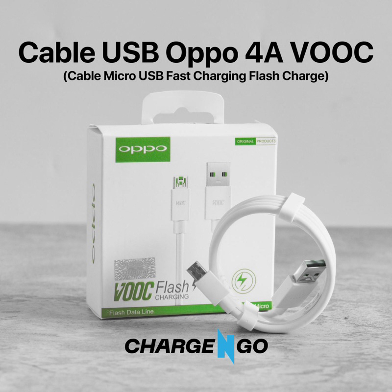Jual Kabel Data Oppo 4A VOOC USB Micro Fast Charging Flash Charge ...