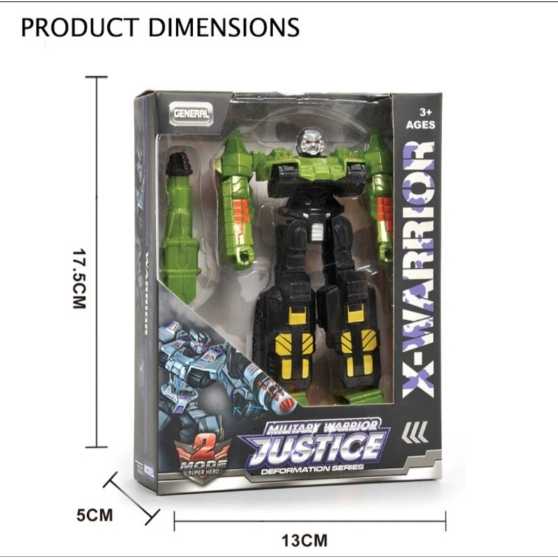 Jual Mainan Robot Transformasi Tank Jadi Robot / Mainan Tobot Terbaru ...