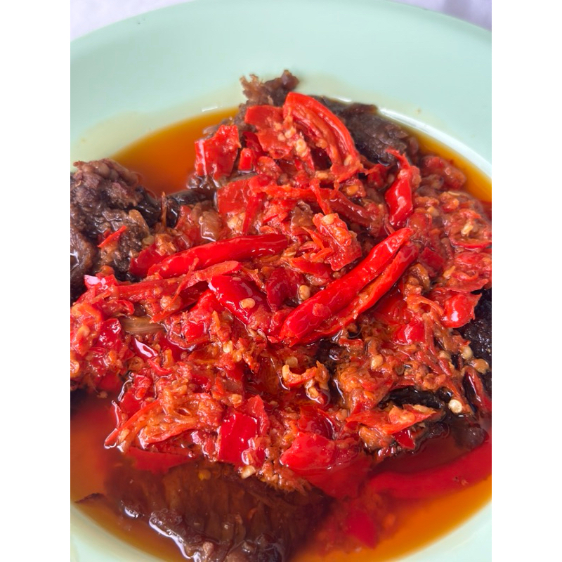 Jual [Home made] Dendeng Balado Basah Asli Khas Minang | Shopee Indonesia
