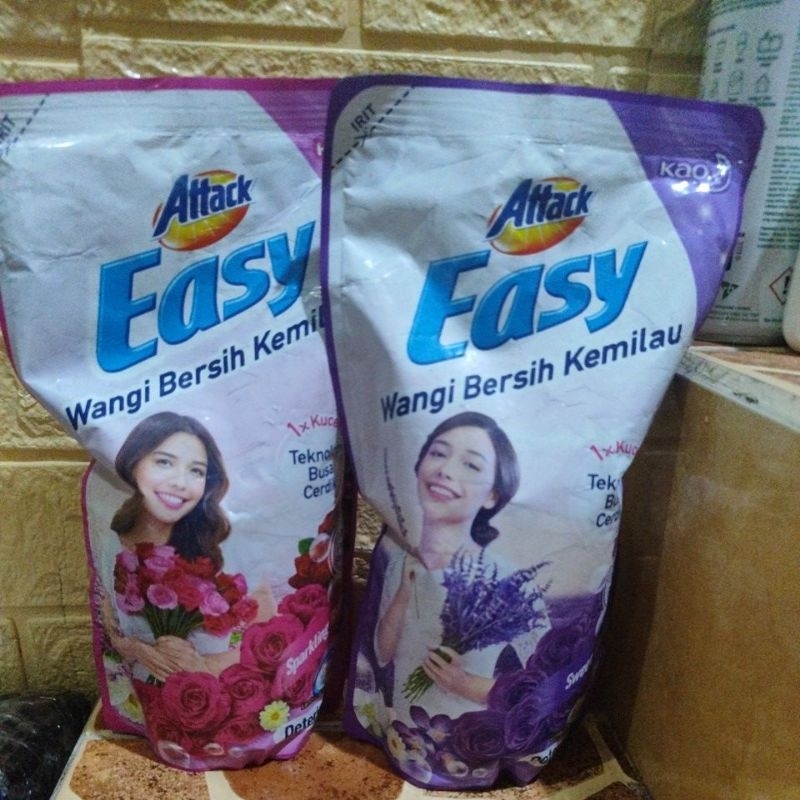 Jual Attack Easy Detergent Cair 750ml | Shopee Indonesia