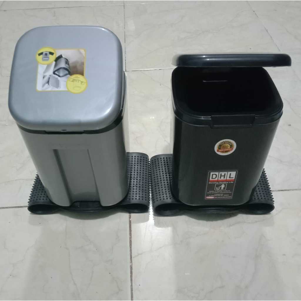 Jual Tempat Sampah Mobil Hitam-silver Kotak Sampah Mobil Kotak dengan ...