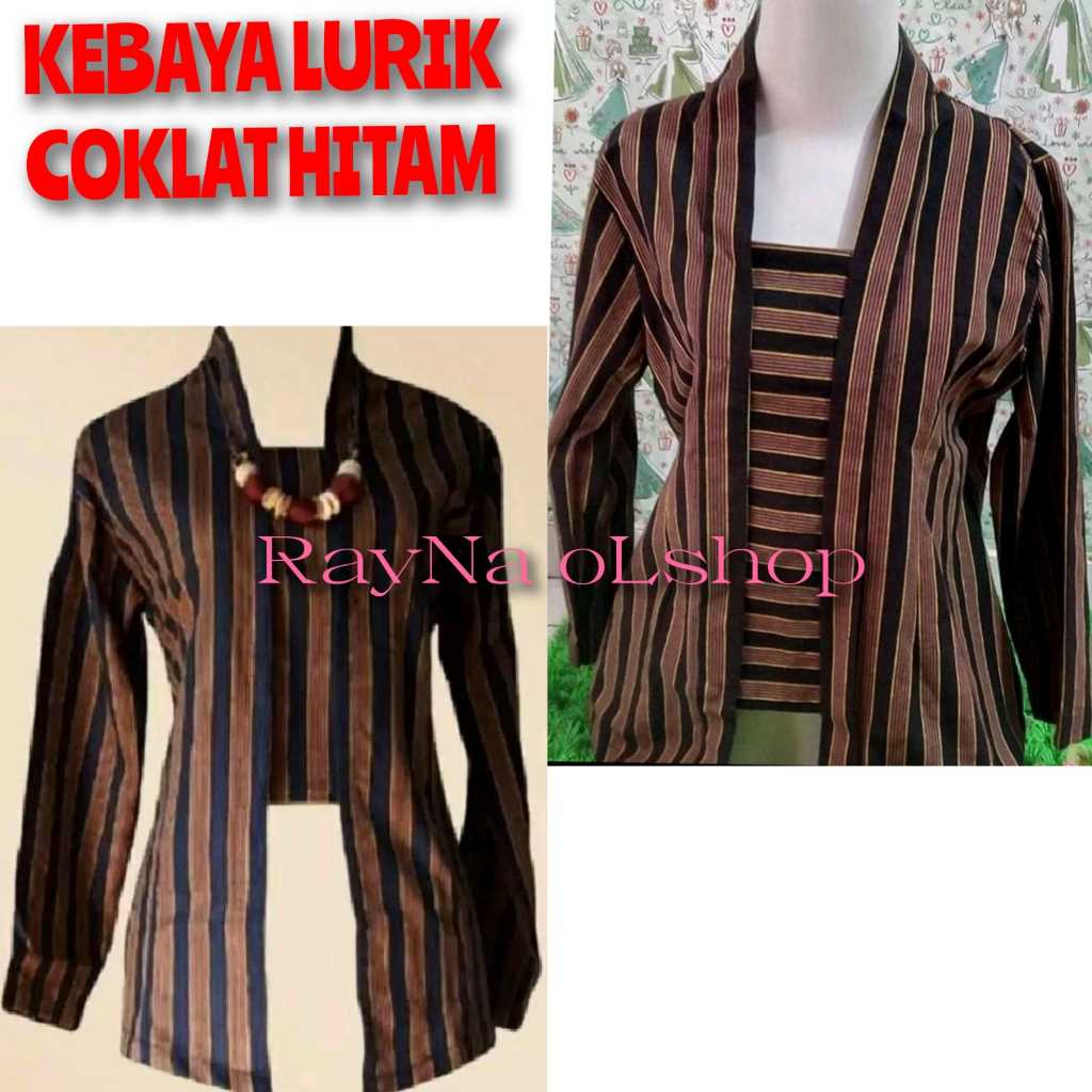 Jual KEBAYA LURIK KUTUBARU | ATASAN PAKAIAN ADAT JAWA SOLO JOGJA WANITA | PAKAIAN TRADISIONAL ...