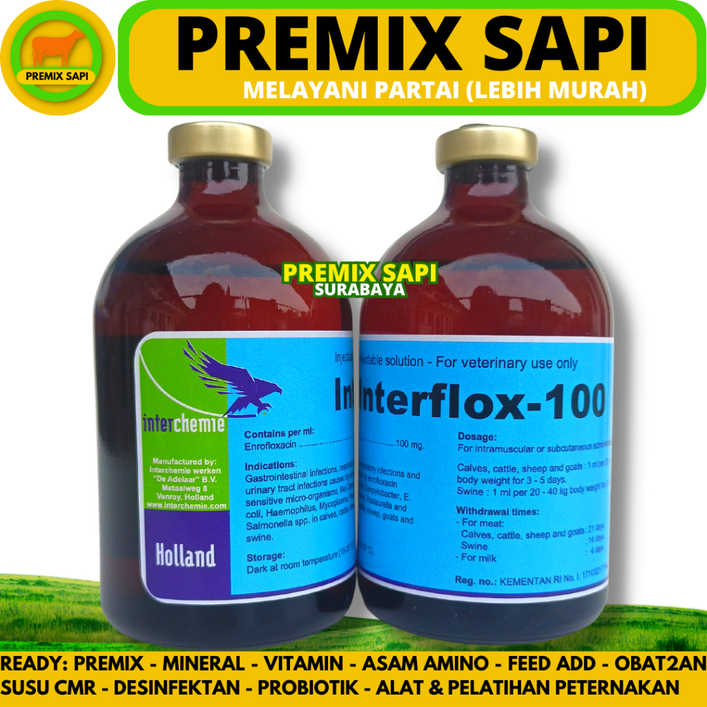 Jual INTERFLOX-100 100ML - Obat Antibiotik Pernafasan dan Pencernaan ...