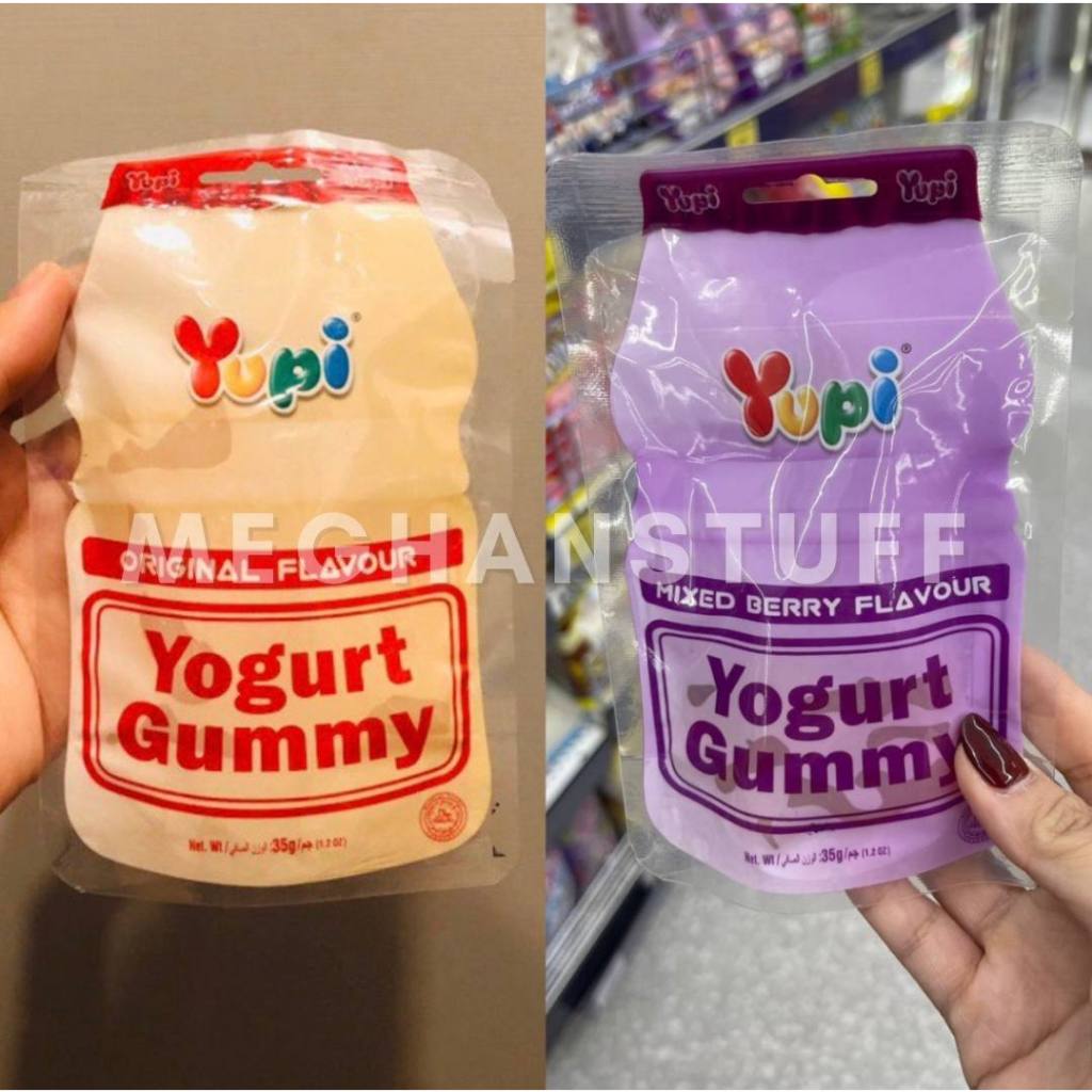 Jual [HALAL] YUPI YOGURT GUMMY PERMEN THAILAND 35GR | Shopee Indonesia