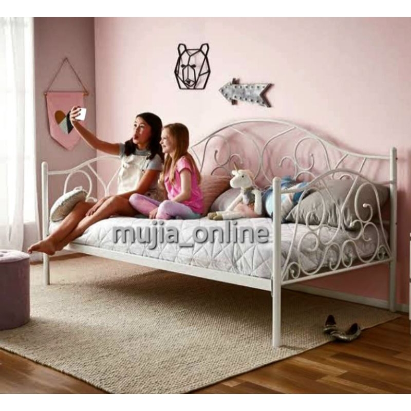 Jual Sofa Bed Ranjang Besi Dipan Single Klasik Murah Mewah Minimalis ...
