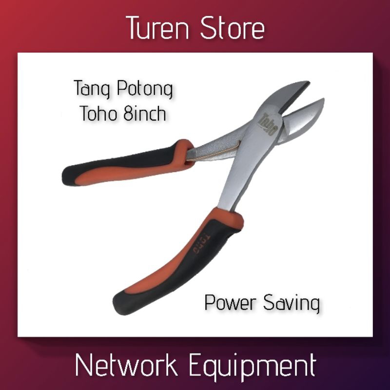 Jual Tang Potong Toho 8 inch Power Saving Tajam untuk memotong Kabel ...