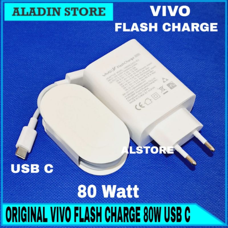 Jual Charger Vivo V27e V27 5G V29 5G ORIGINAL Flash Charge USB C 80 ...