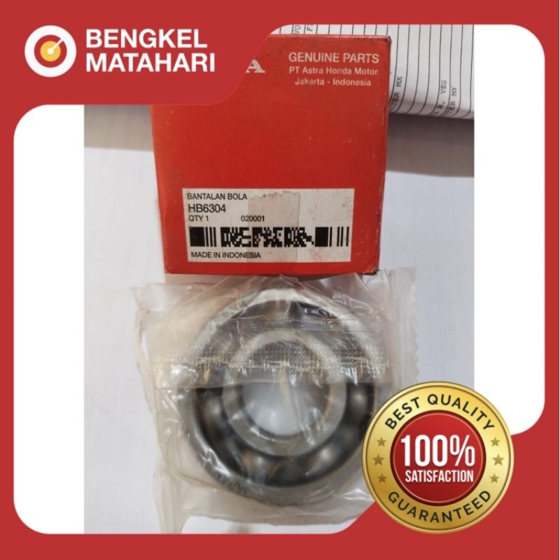 Jual BEARING/LAHER 6304 (HB6304) ORIGINAL HONDA AHM | Shopee Indonesia