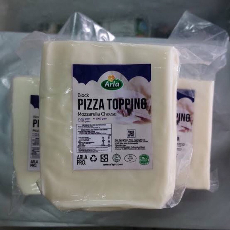 Jual mozarella arla/anchor/eurial 250g keju moza molor mozarela ...