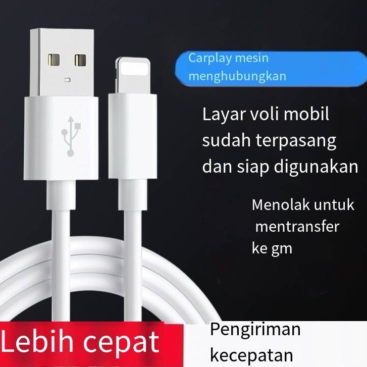 Jual Kabel Data Charger usb to Lightning Quick Fast Charging /kabel ...