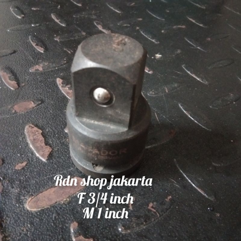 Jual Sambungan kunci shock Female 3/4 inch ke Male 1 inch MATADOR ...