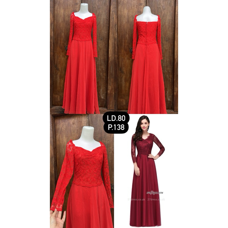 Jual Gaun penganting wedding dress prewedding photoshoot evening gown ...