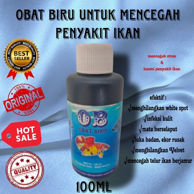 Jual obat biru obat ikan hias 100ml | Shopee Indonesia