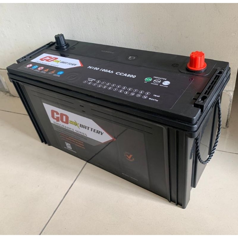 Jual Aki Kering GO Battery N100 12v 100Ah Taft Genset Kapal DumpTruck Excavator | Shopee Indonesia