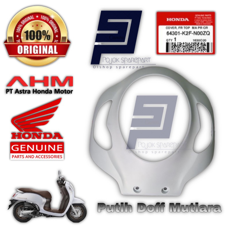 Jual Tameng panel lampu body depan scoopy new prestige sporty stylish ...