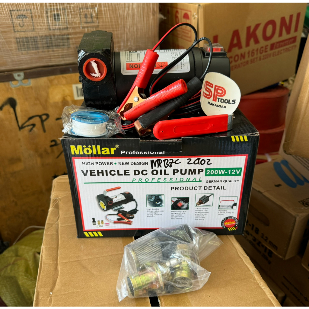 Jual MESIN POMPA OLI MINYAK SOLAR PERTAMINI 1" 1 INCH 12V AKI MOLLAR ...