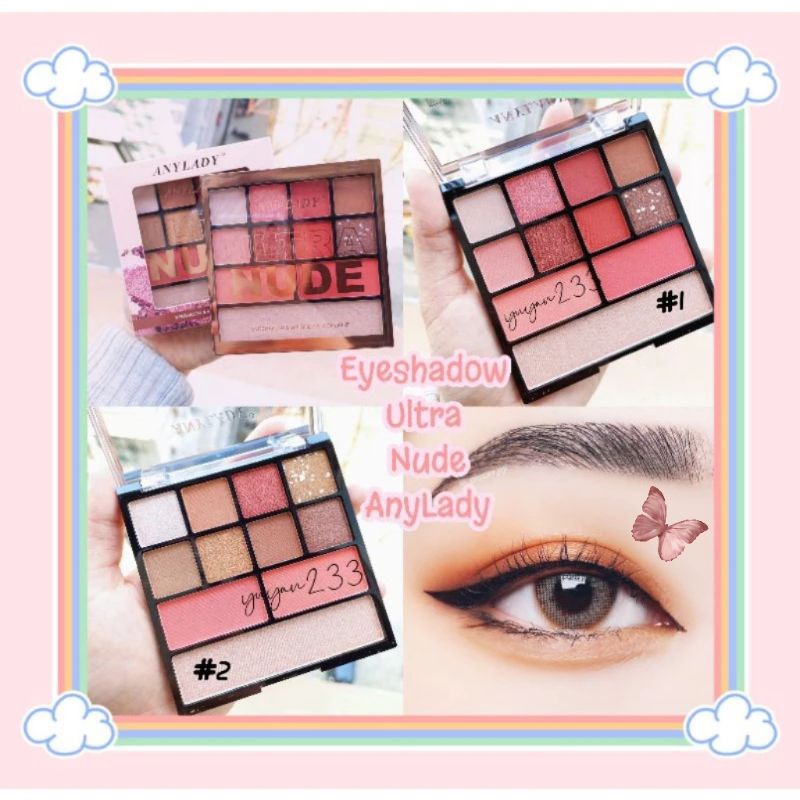 Jual PROMO!!!EYESHADOW PEACH 9 COLORS ANY LADY 791/970/841B | Shopee ...