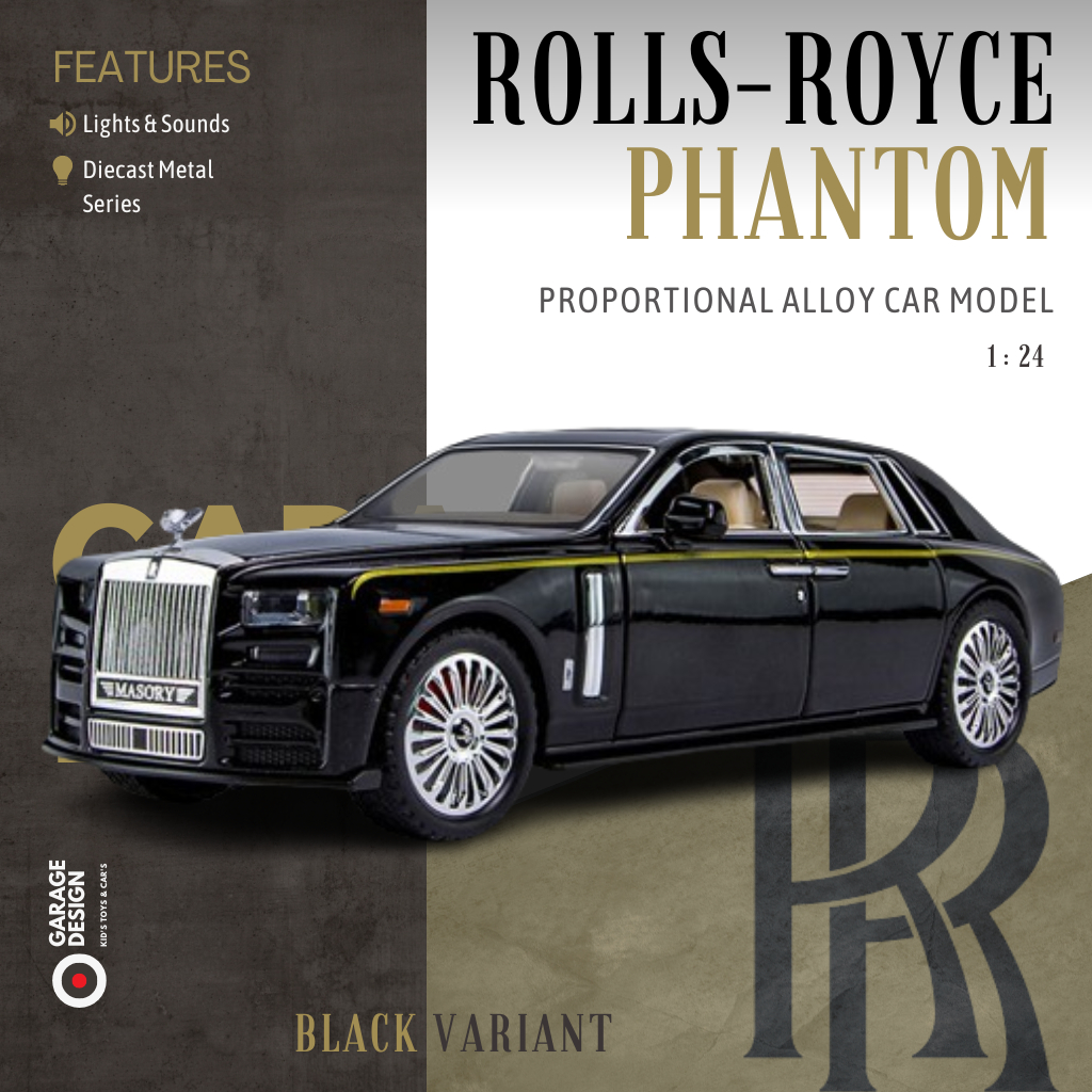 Jual Miniatur Diecast Mobil Rolls Royce Phantom 1:24 - Alloy Model ...