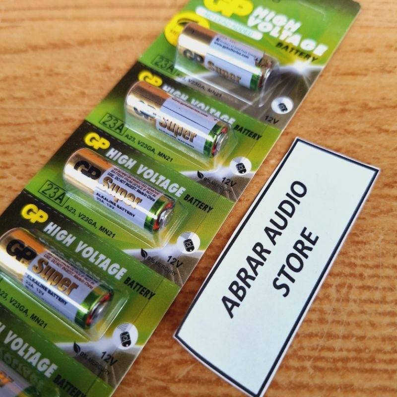 Jual Baterai GP 23A 12V Batre Remote GP 23A 12 Volt | Shopee Indonesia