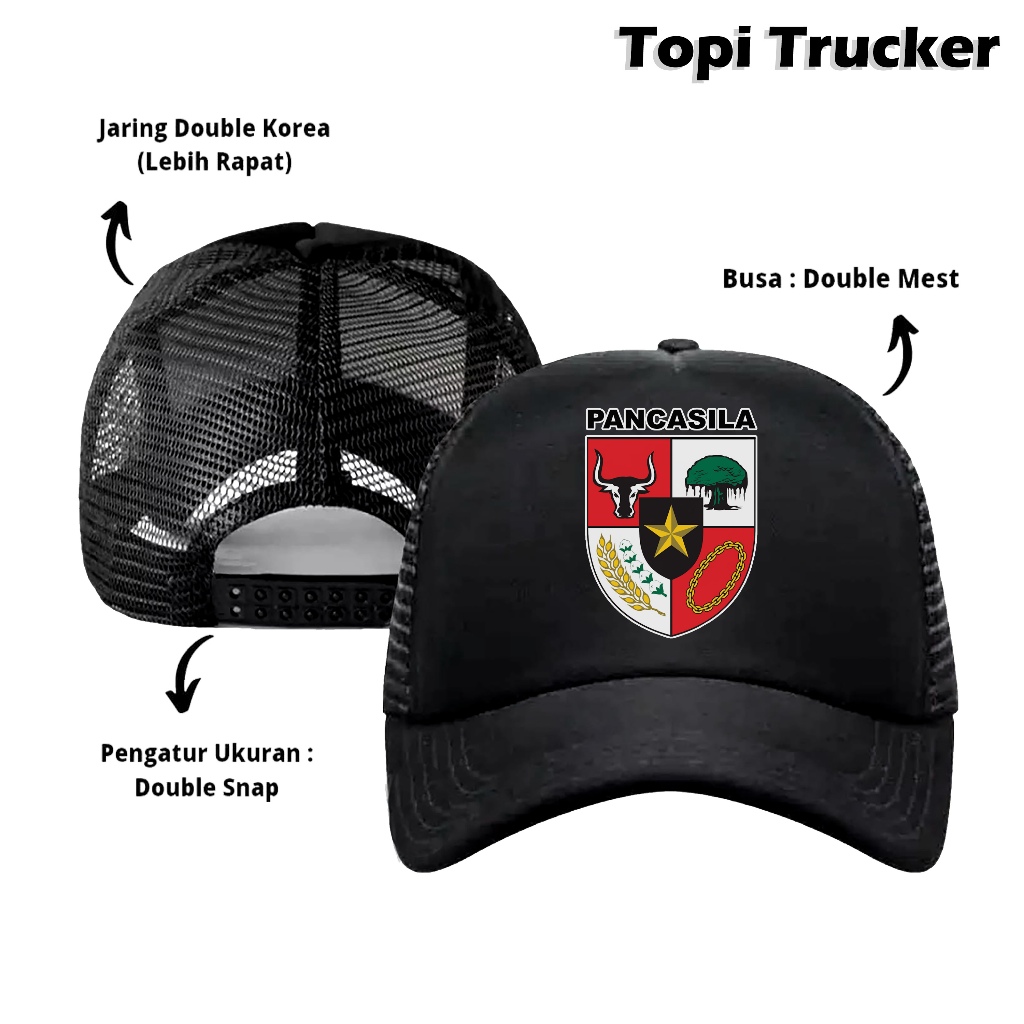 Jual EXD - Topi Pancasila Lambang Negara Indonesia NKRI Hargamati ...