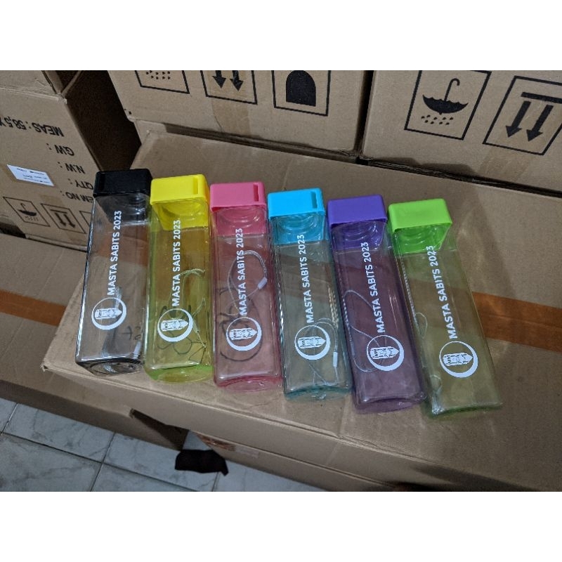 Jual MY BOTTLE botol minum KOTAK POLOS + CETAK 1 SISI, 500ml BPA Free ...
