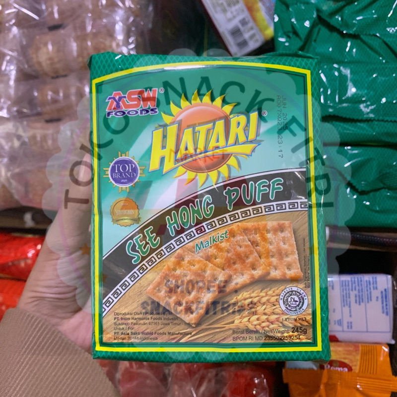 Jual BISKUIT HATARI SEE HONG PUFF KOTAK 245GRAM | Shopee Indonesia