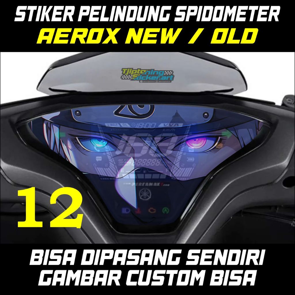 Jual STIKER SPEEDOMETER TRANSPARAN ANIME AEROX 155 NEW - BEBAS CUSTOM ...