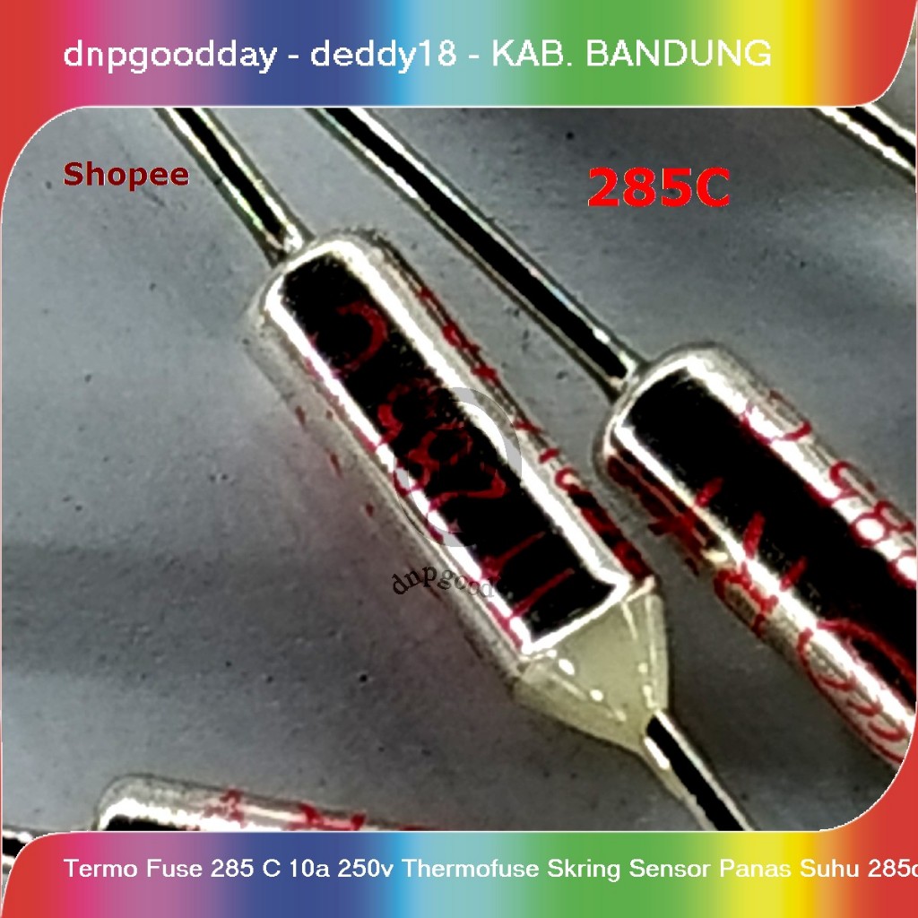Jual termo fuse 285 c 10a 250v thermofuse skring sensor panas suhu 285c | Shopee Indonesia