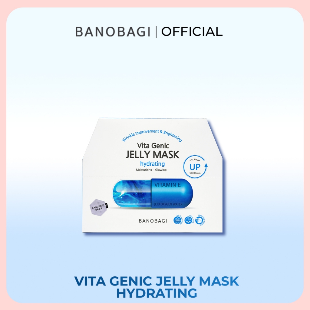 Jual [1 BOX] BANOBAGI - Vita Genic Jelly Hydrating Face Masks ...