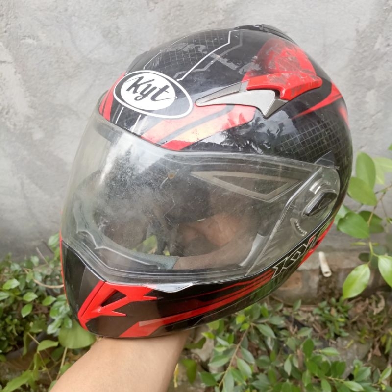 Jual helm full face kyt original bekas | Shopee Indonesia