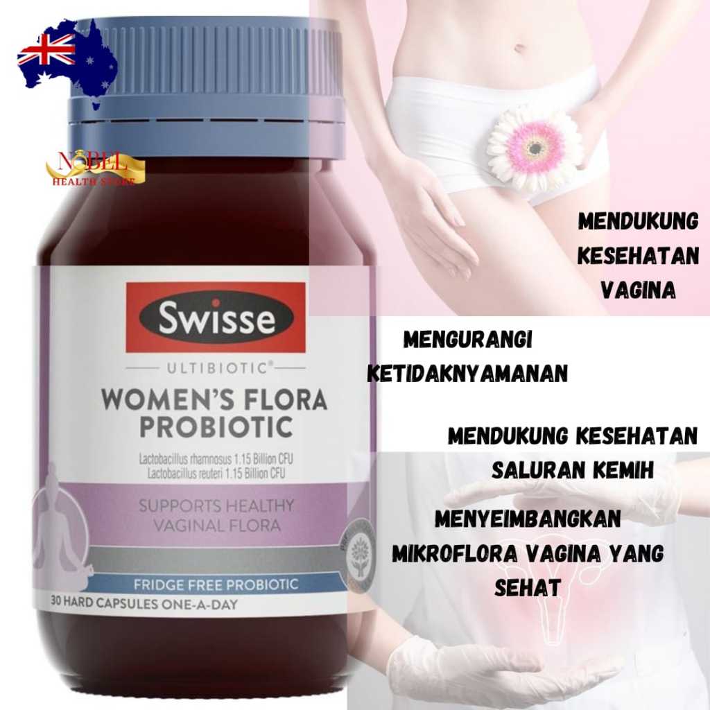 Jual Swisse Ultibiotic Womens Flora Probiotic 30 Capsules | Shopee Indonesia