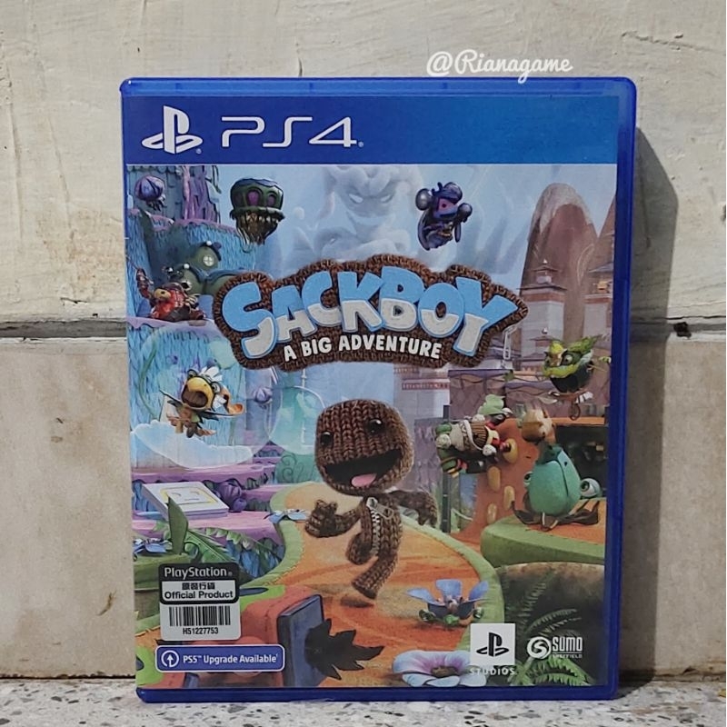 Jual BD Kaset PS4 PS5 Sacboy A Big Adventure Game CD PS 4 5 Original Playstation Bekas Second ...