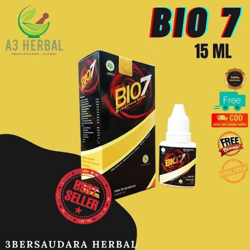 Jual BIO7 BIO SEVEN BIO 7, JAMU TETES HERBAL ORIGINAL 15ML | Shopee ...