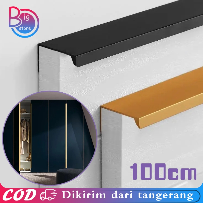 Jual 100cm handle lemari panjang Invisible Gagang Lemari Minimalis ...