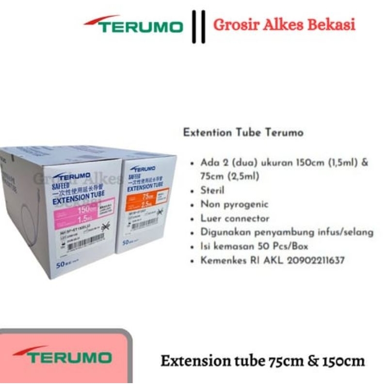 Jual Extension Tube 75 cm/ 150cm Terumo Harga/ pcs | Shopee Indonesia