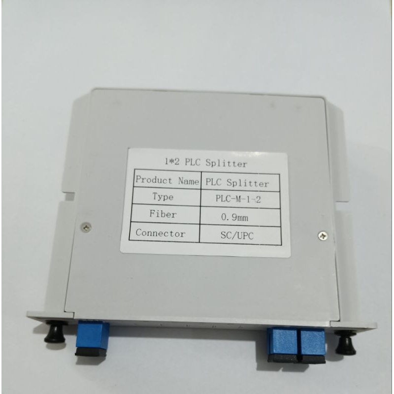 Jual Splitter FO 1:2 Box Cassette Fiber Optik SC/UPC(GFO) | Shopee ...