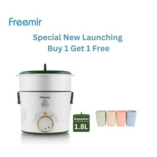 Jual [New Launching Buy 1 Get 1] freemir Panci Listrik Kapasitas 1.8 ...