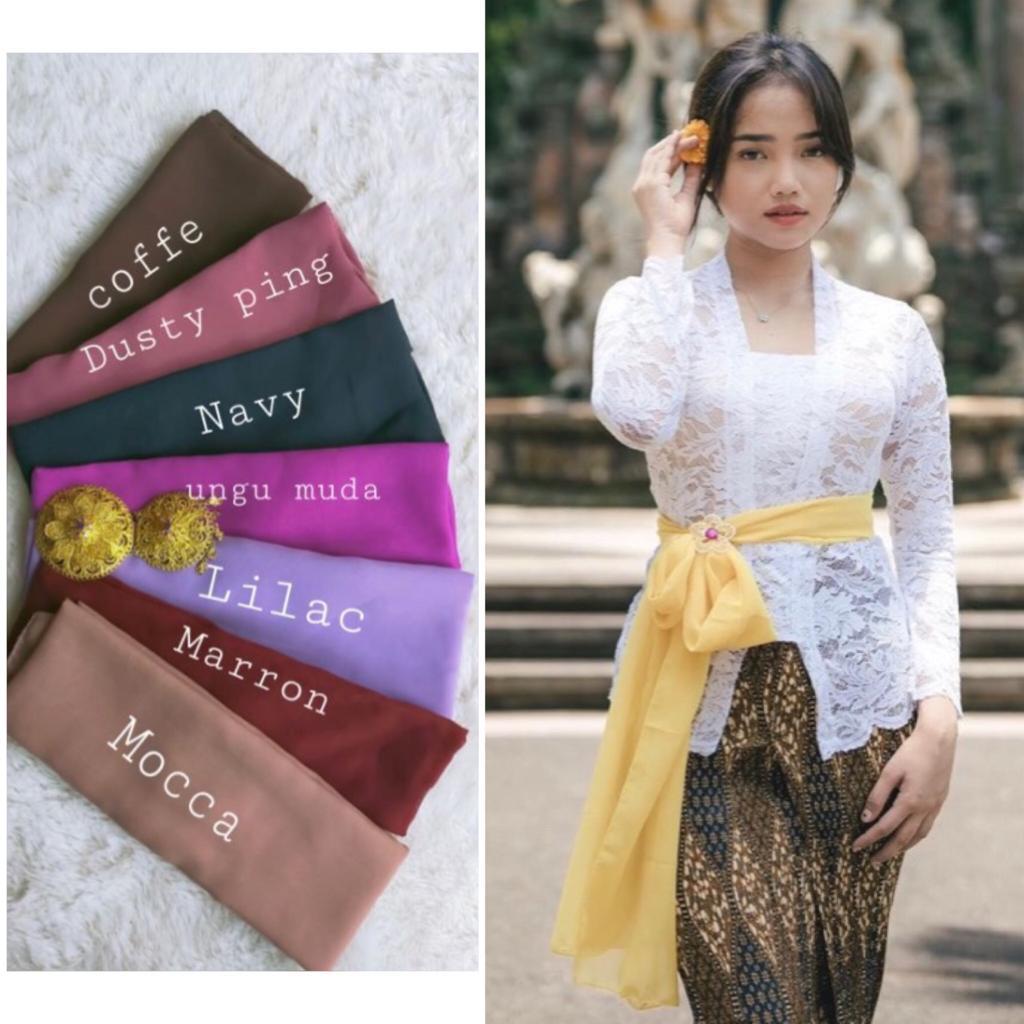 Jual Obi Selendang Kebaya Selendang Wisuda Tanpa Bros Obi Belt ...